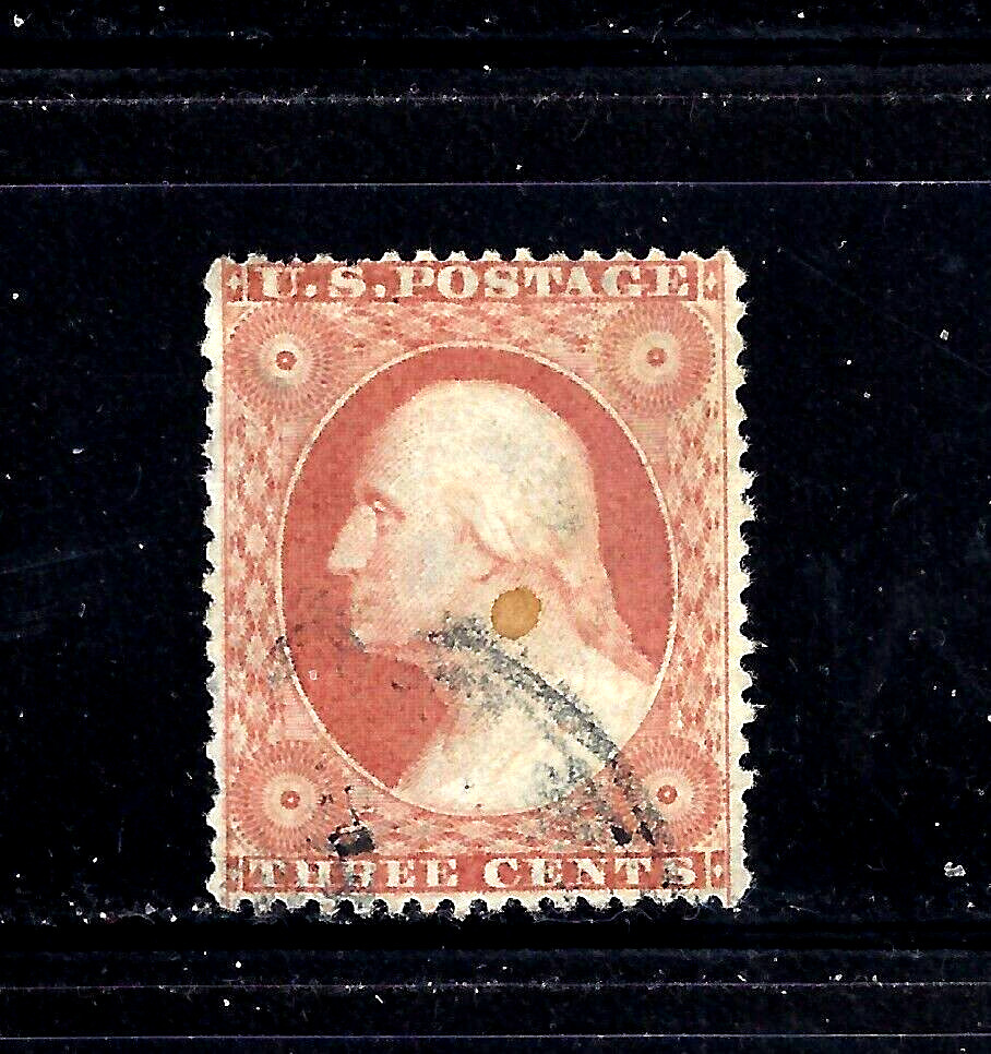 #26 US 3 Cent Dull RED BRN Washington-Used-N/G-Fine | United States ...
