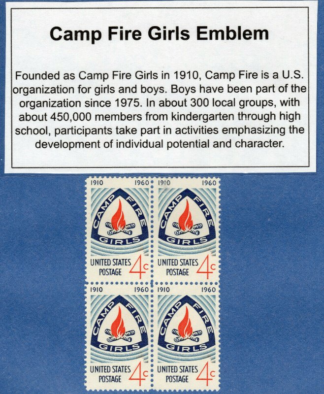 SCOUTS * CAMP FIRE GIRLS * Vintage U.S. Postage Stamps Mint | United ...