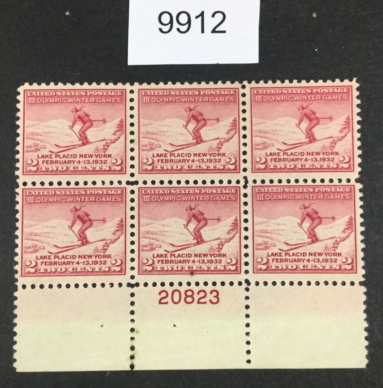 US Stamps #716 Mint OG NH Plate Block LOT #9912 | United States ...