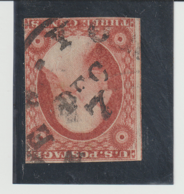 US Scott #11a Used Dec.7 with Town Cancelation CXL 3c George Washington ...
