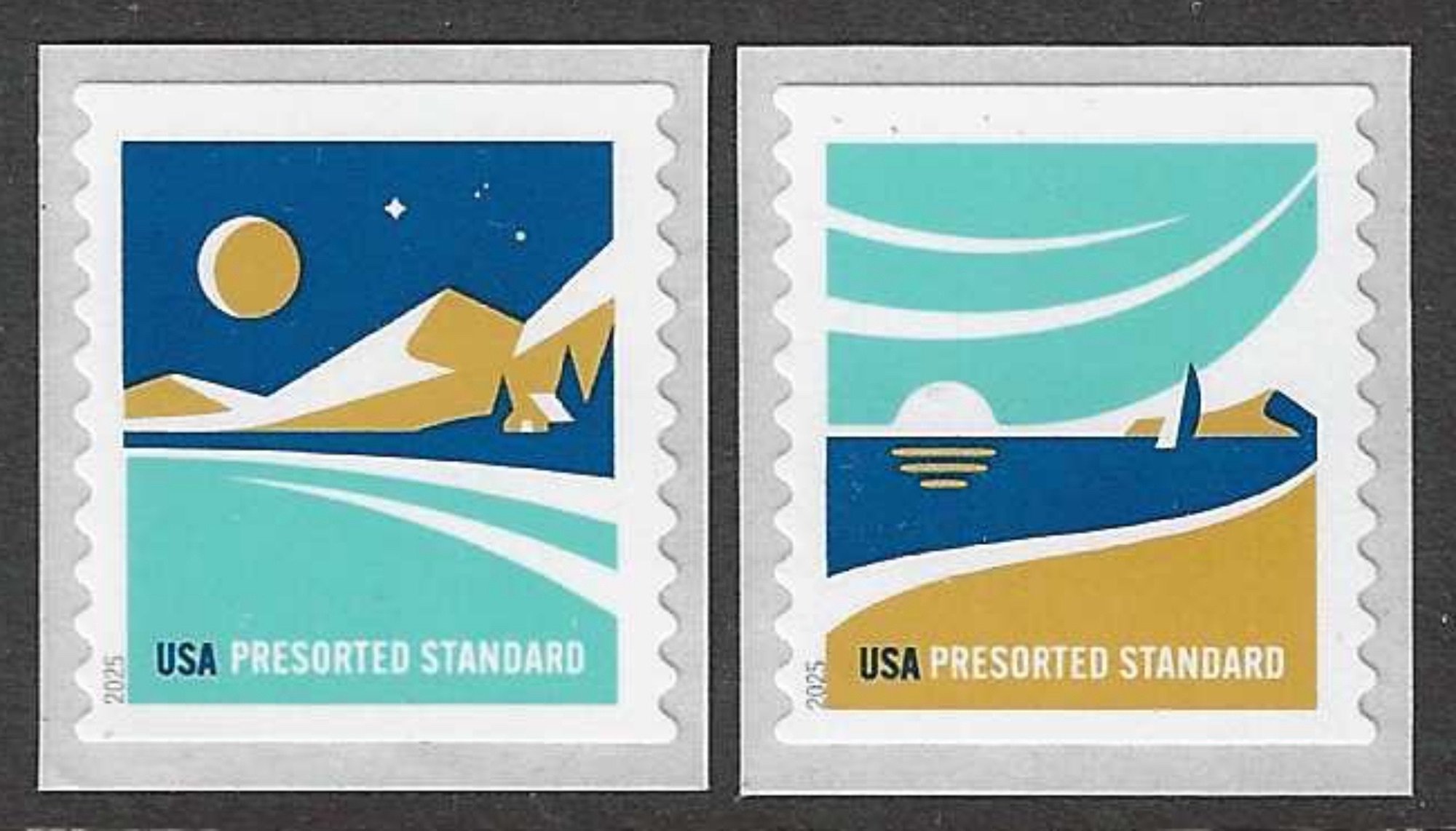 USA 5960-1 (presort std.) American Vistas 2025 pair & singles | United ...