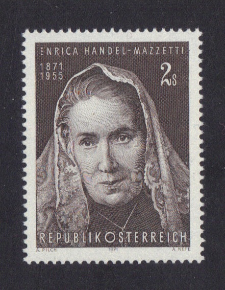 Austria #888 MNH 1971 Enrica Handel-Mazzetti | Europe - Austria, General Issue Stamp / HipStamp