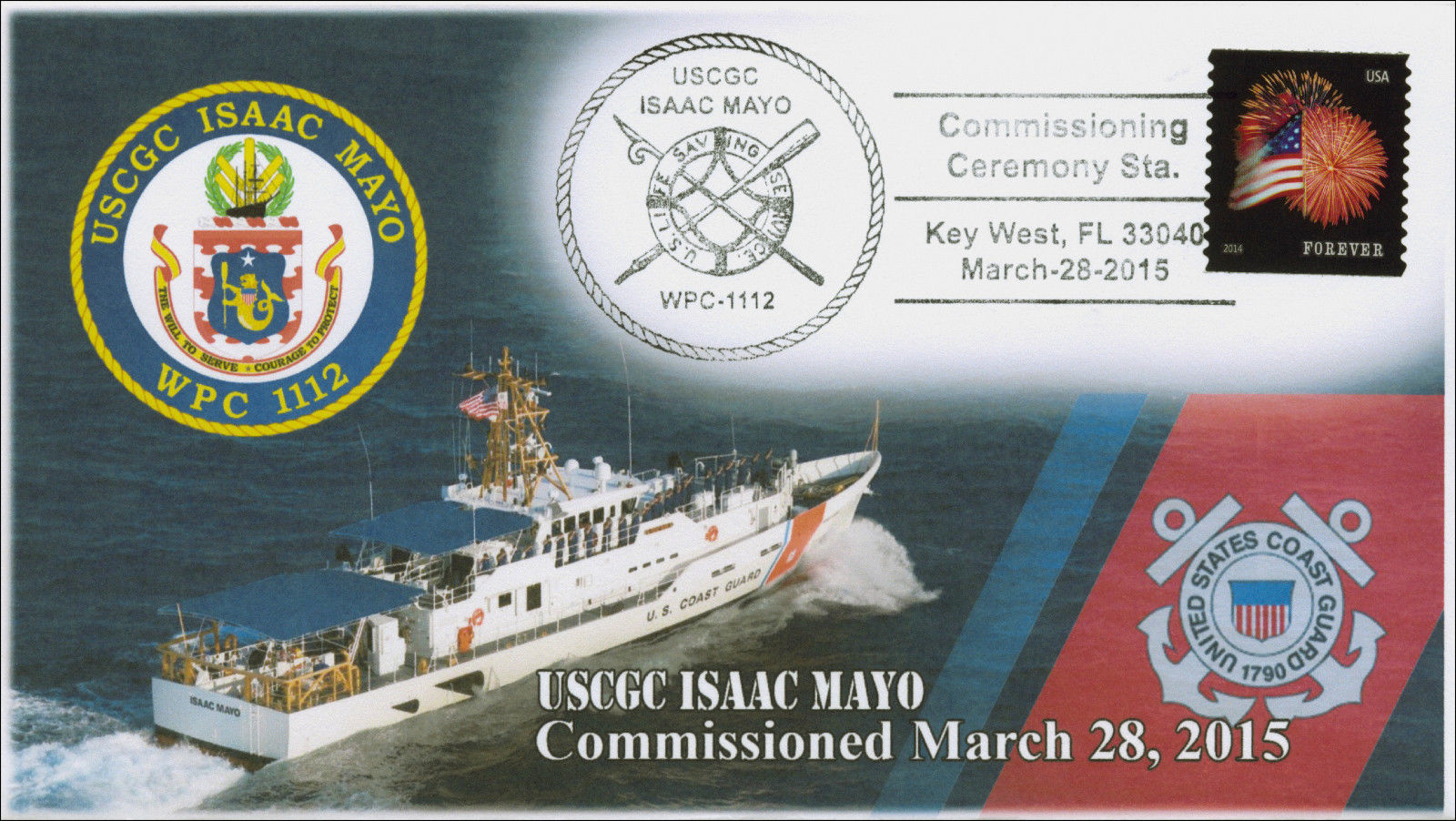 2015, USCGC Isaac Mayo, Commissioned March 28, US Coast Guard ...