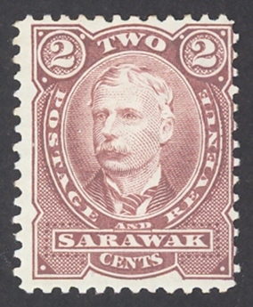 Sarawak Sc# 28 MH 1895 2c Sir Charles Johnson Brooke | Asia - Malaysia ...
