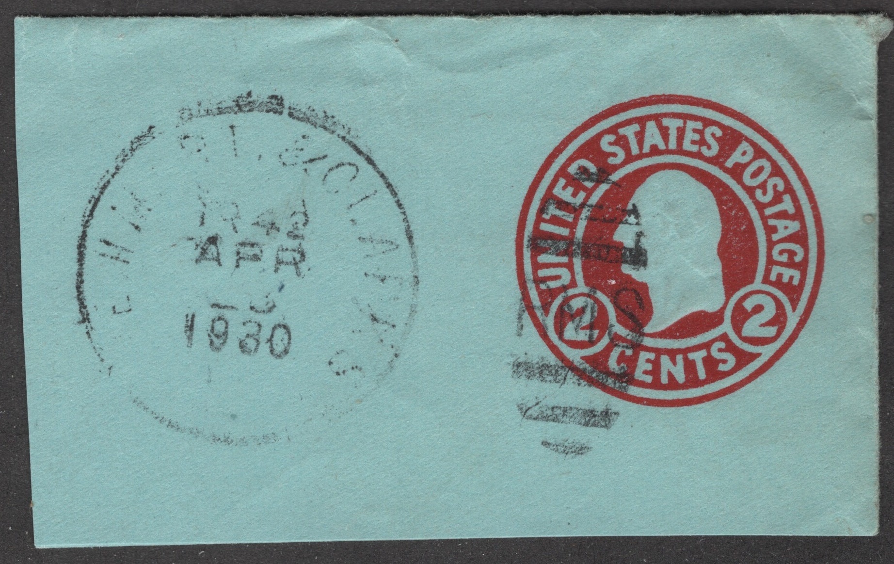 SC#U432i 2¢ Washington Cut Square: Full Corner (1916) Used | United ...