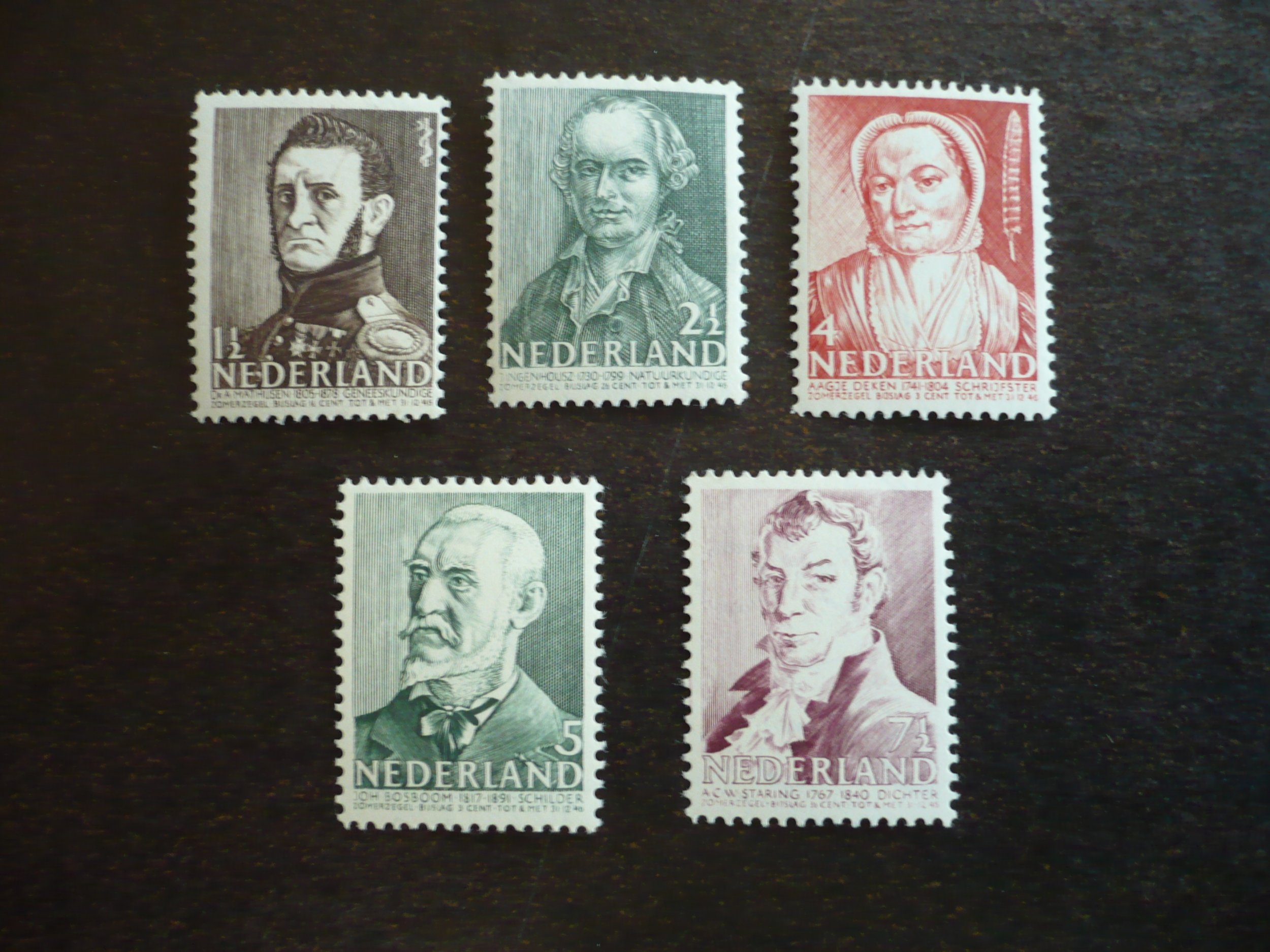 Stamps - Netherlands - Scott#B134-B138 - Mint Never Hinged Set of 5 ...