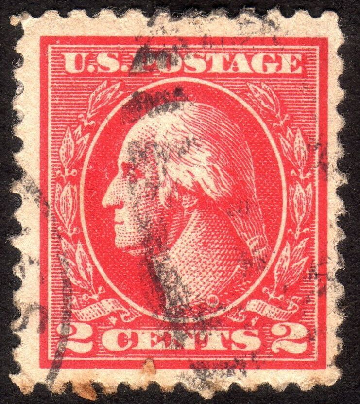 1920, US 2c, Washington, Used, Sc 528A | United States, General Issue ...