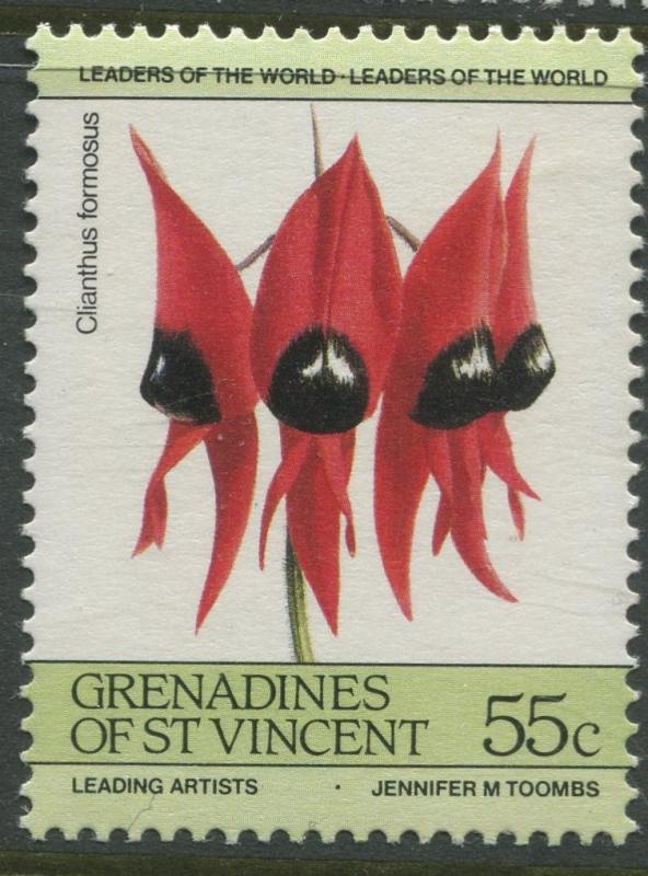 St Vincent Grenadines - Scott 477 - Flowers -1985 - MNH - Single 55c ...