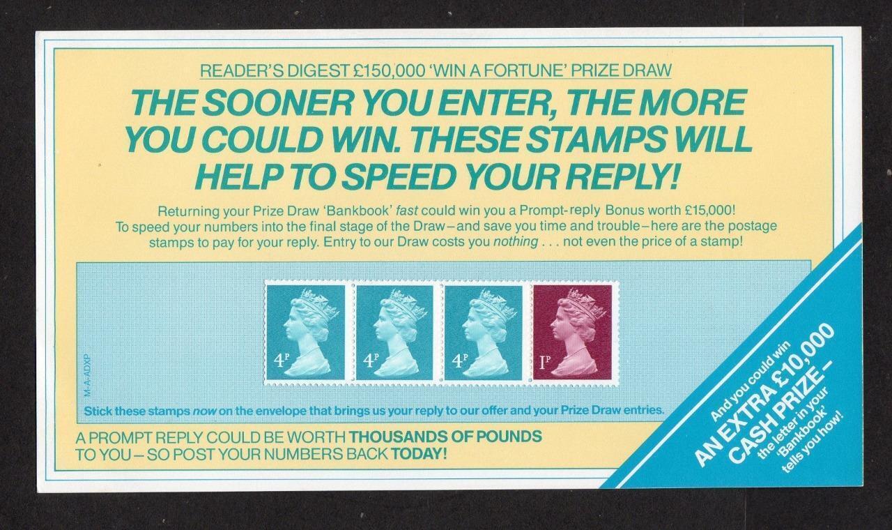 Reader's Digest Coil Strip on Reader's Digest Card (M-A-Adxp) | Great ...