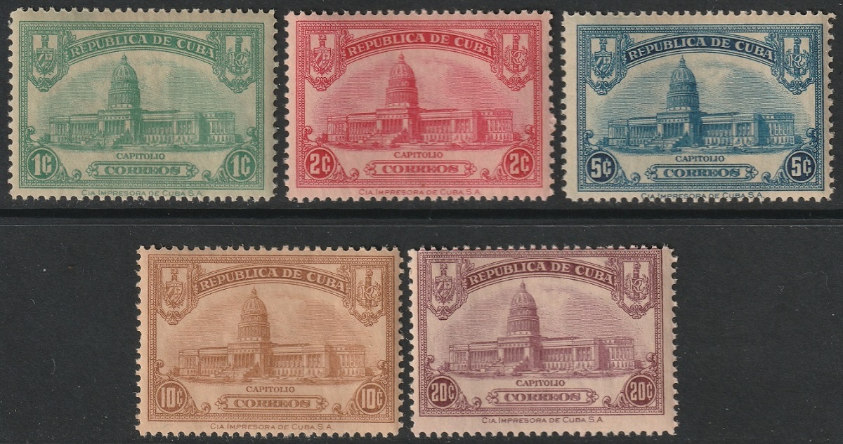 Cuba 1929 Sc 294-8 set MNH** | Caribbean - Cuba, General Issue Stamp ...