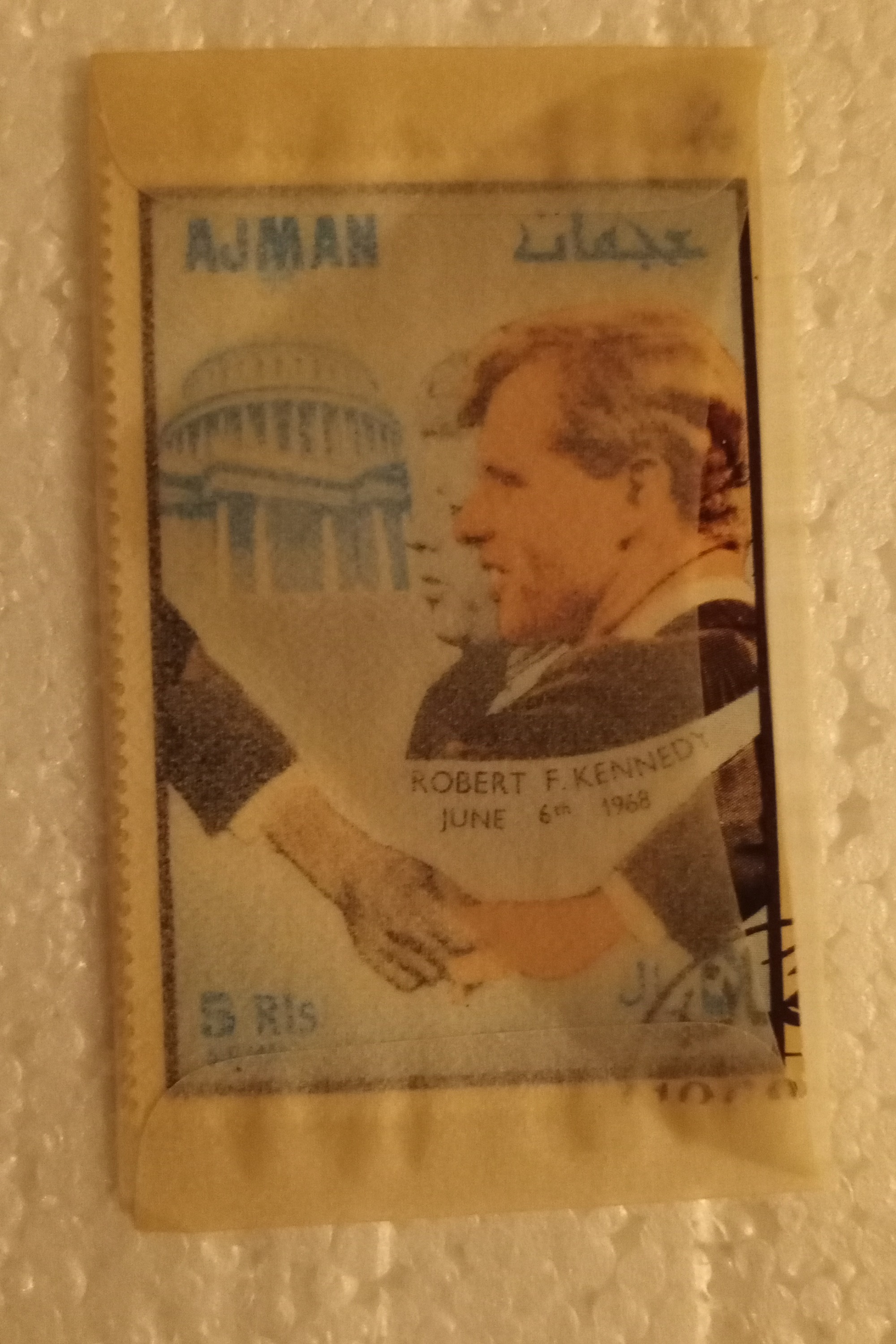 Ajman RFK & JFK Pre Canceled Postage 1968 Glassine | Middle East ...