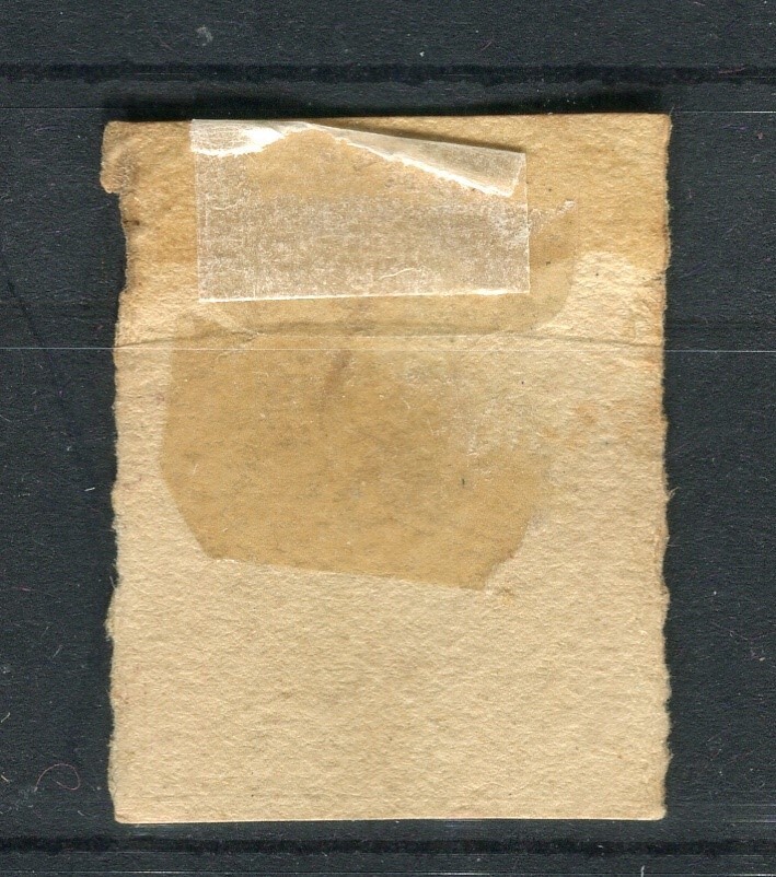 AUSTRALIA TASMANIA; Scarce QV 6d Imperf Chalon Head (1855) Perkins ...
