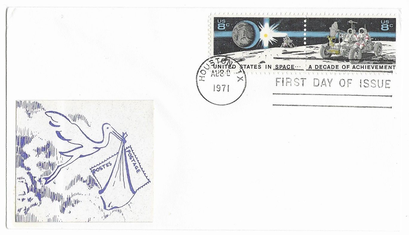 1971 FDC, #1331a, 8c Space Achievement, Edan Bert | United States ...