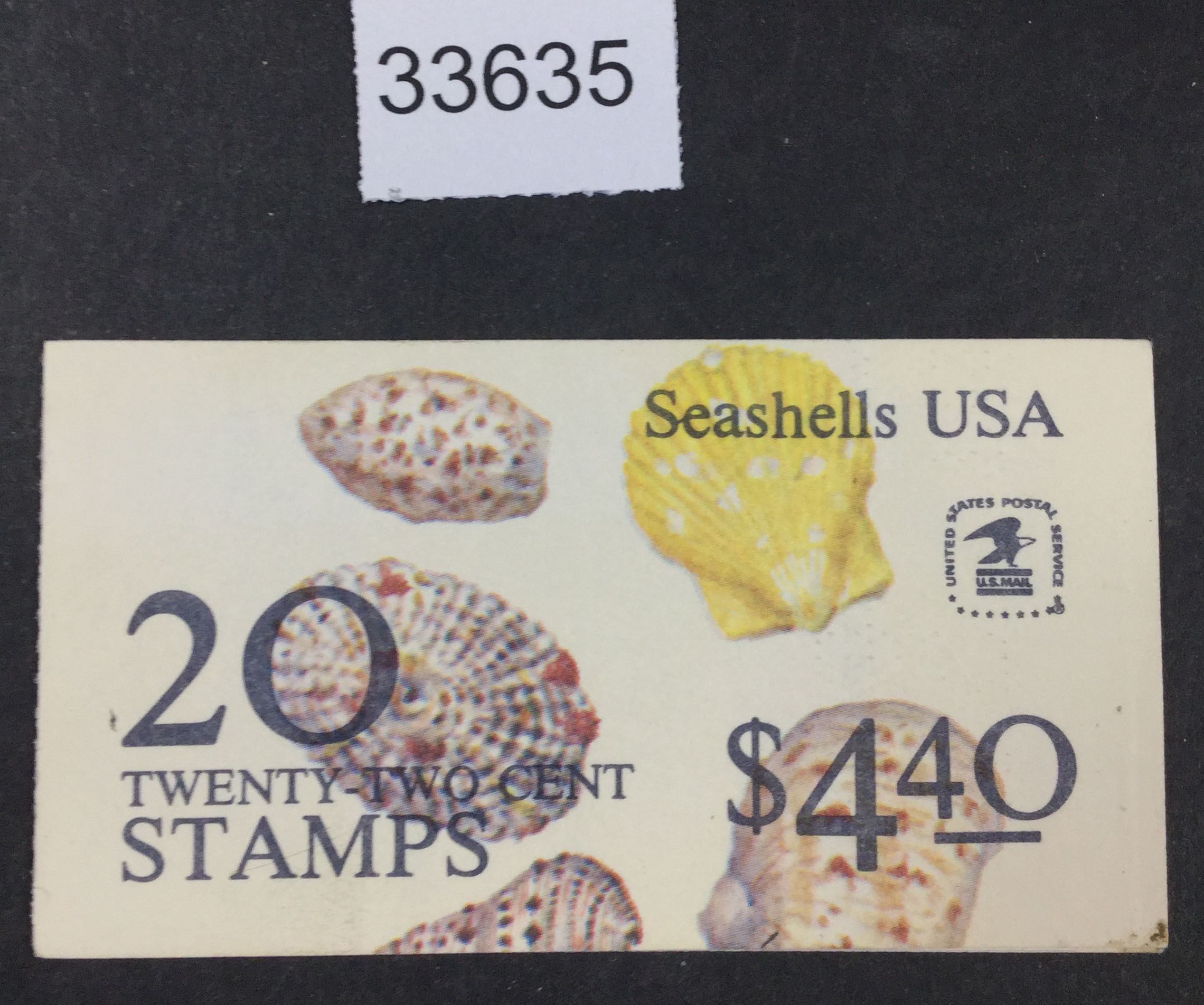 US Stamps #Bk146 SEA Shells Booklet Mint OG NH $4.4 LOT #33635 | United ...