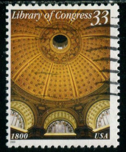 3390 US 33c Library of Congress, used | United States, General Issue ...