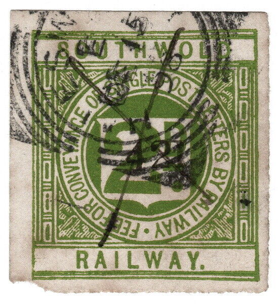 (I.B) Southwold Railway : Letter Stamp 2d (Halesworth) | Great Britain ...