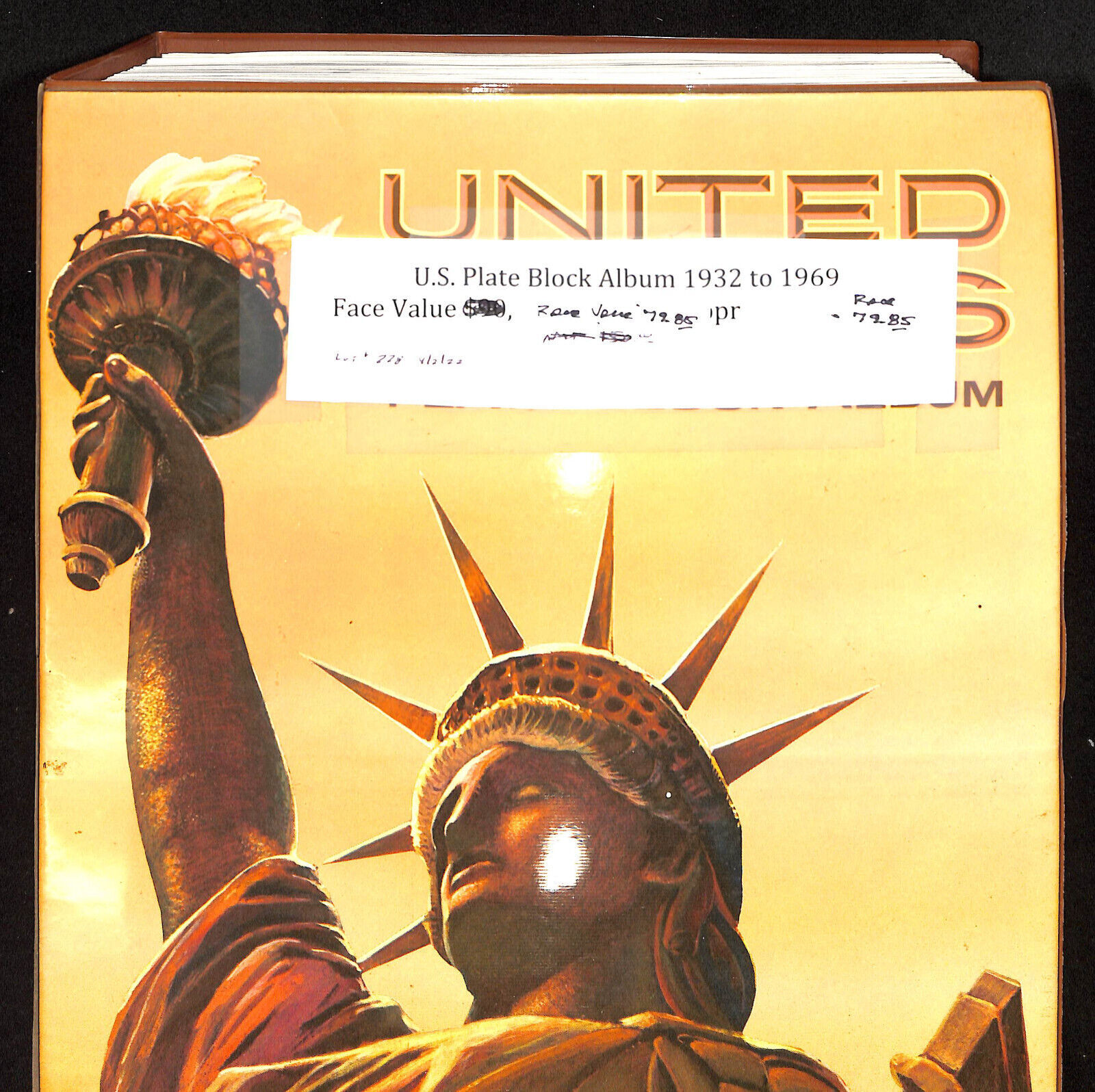 United States Stamp Collection in Harris Plate Block Album 1932-1969 ...