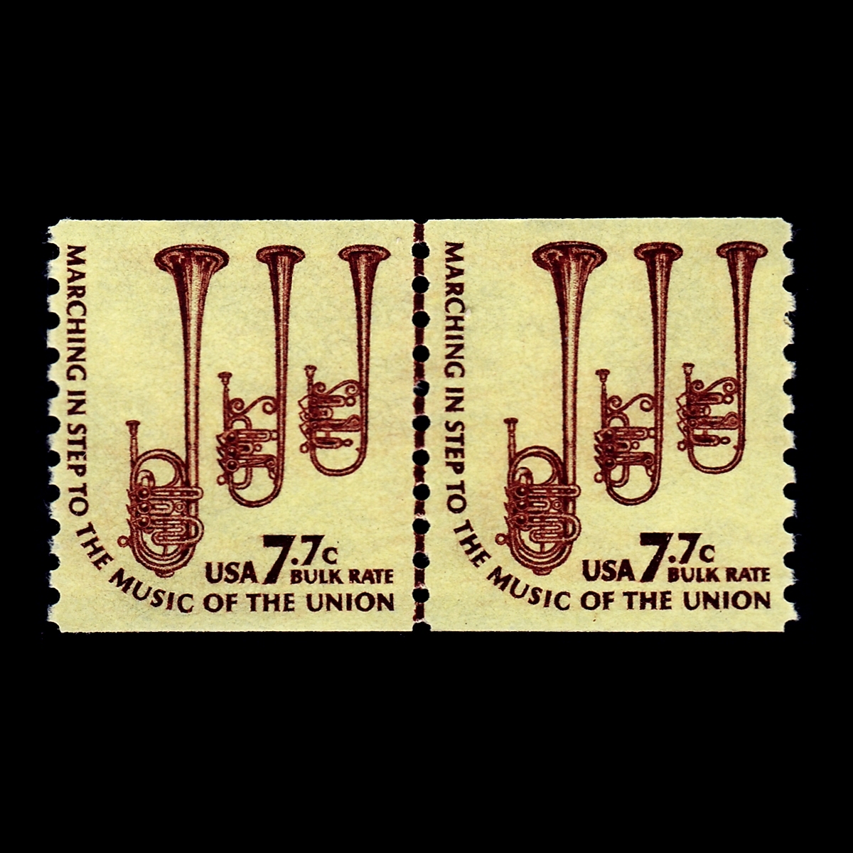 US Scott # 1614 MNH Line Pair Saxhorns | United States, General Issue ...