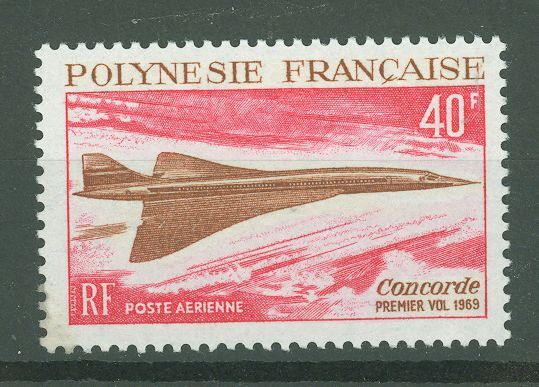 French Polynesia #C50 Unused Single (Complete Set) (Airplane ...
