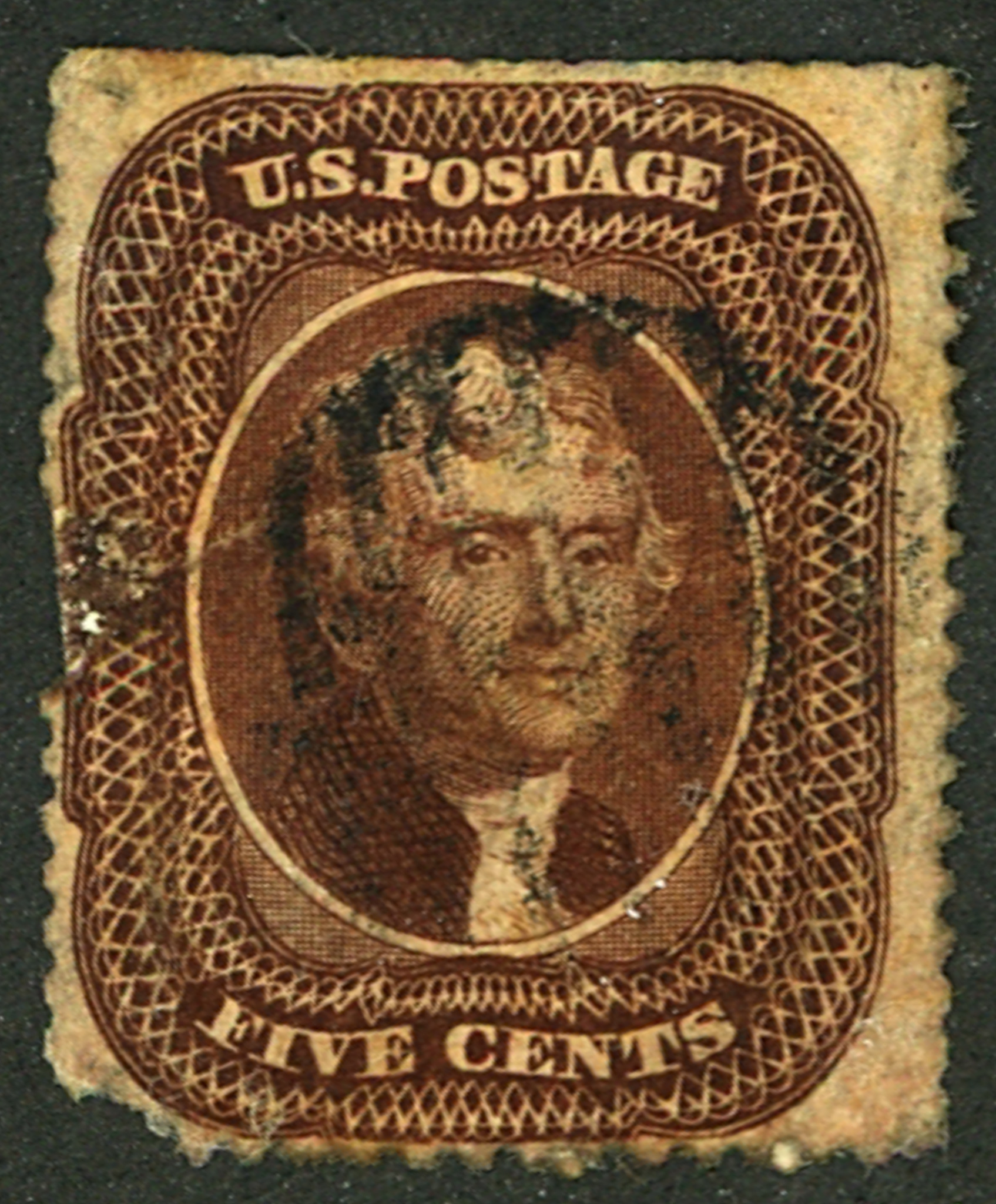 U.S. #30 Used Repaired Tear Creases Tear | United States, General Issue ...