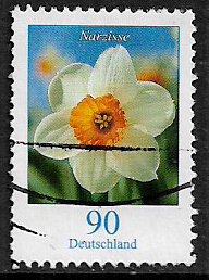 Germany #2318 Used Stamp - Flowers - Control Number | Europe - Germany ...