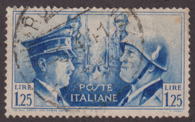 Italy 418 Adolf Hitler and Mussolini 1941 | Europe - Italy, General ...