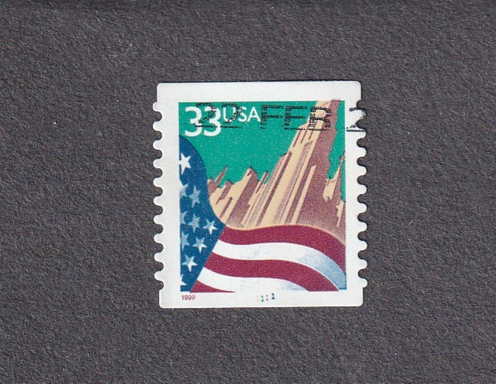 Used PNC1 33c Flag SA 1111 US 3282 3K coil Rounded Corners | United ...