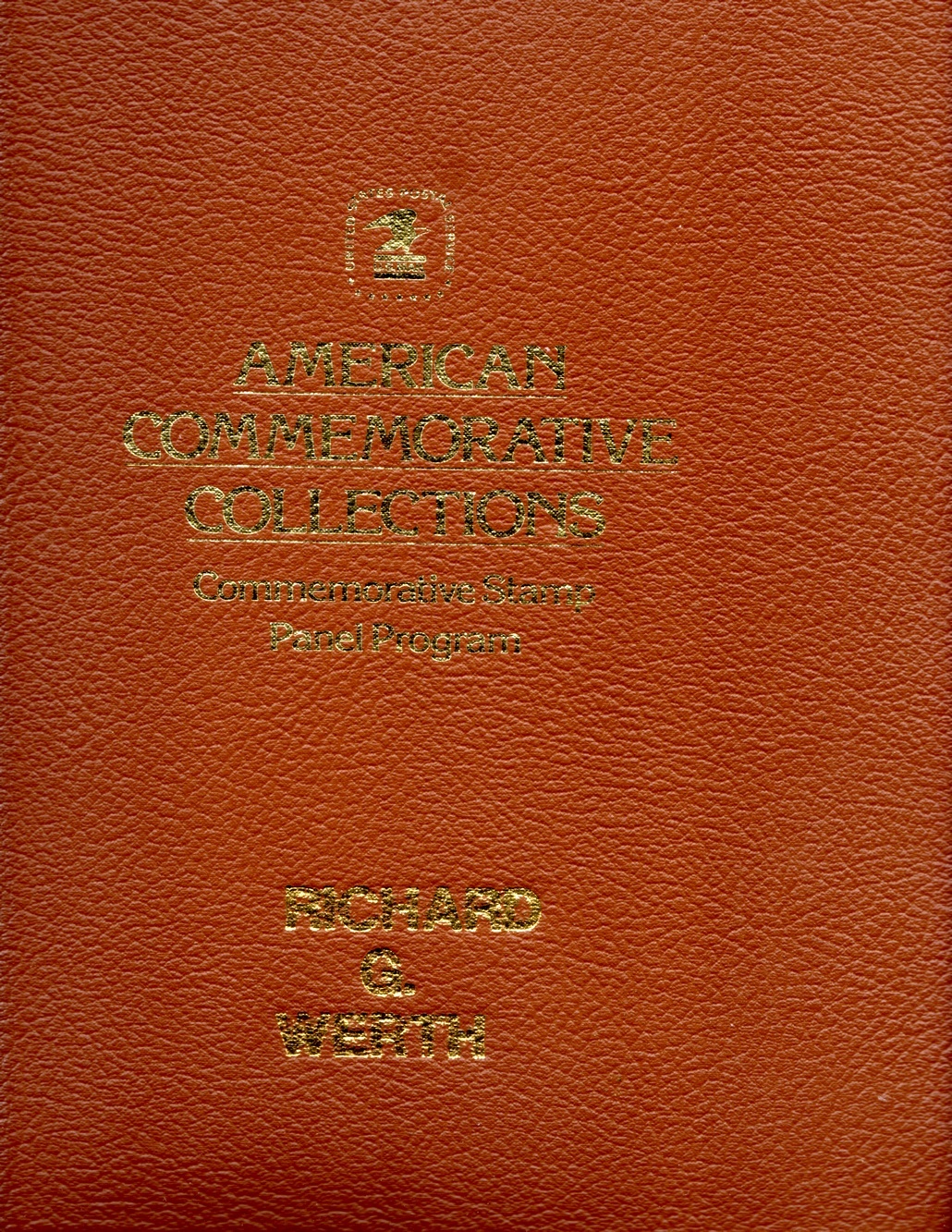 Tan USPS Leather-Like "American Commemorative Collections" Album Binder ...