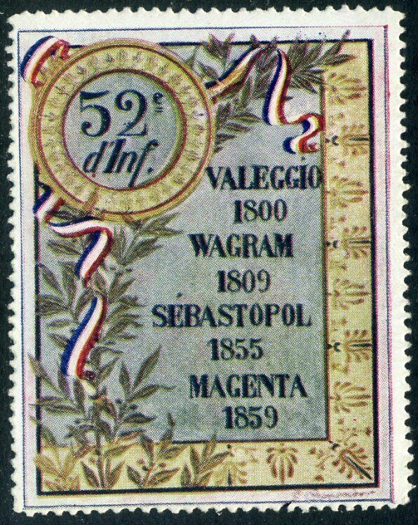 WWI France 52nd Infantry Regiment (52er Régiment d'Infanterie) / HipStamp