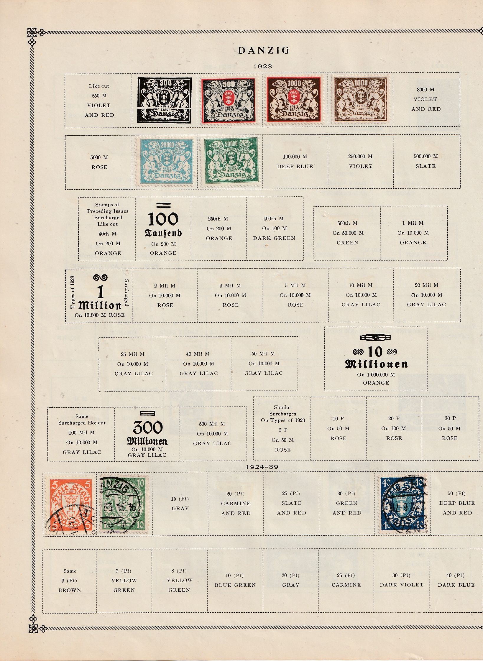 Danzig Collection - 3 Scans. All the stamps are in the scans. | Europe ...