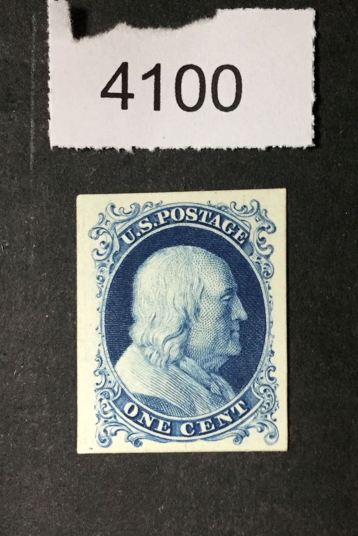 US Stamps #40P4 Proof on Card LOT #4100 | United States, Back of Book ...