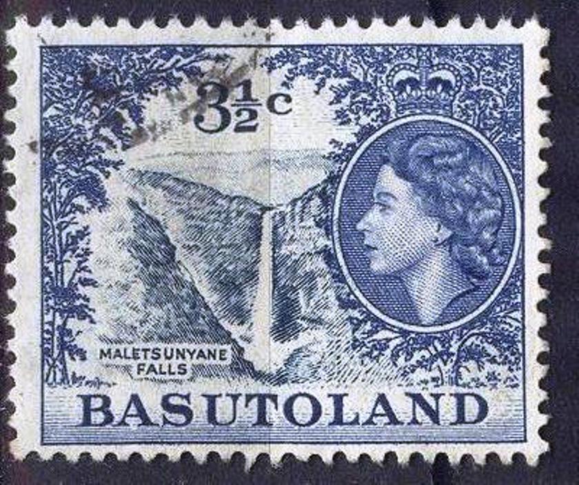 Basutoland Lesotho 1961 Landscapes Waterfall Used / CTO II | Africa ...