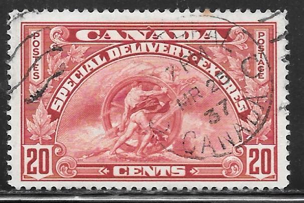 Canada E6: 20c Progress, Angels, used, F-VF | Canada, Special Delivery ...