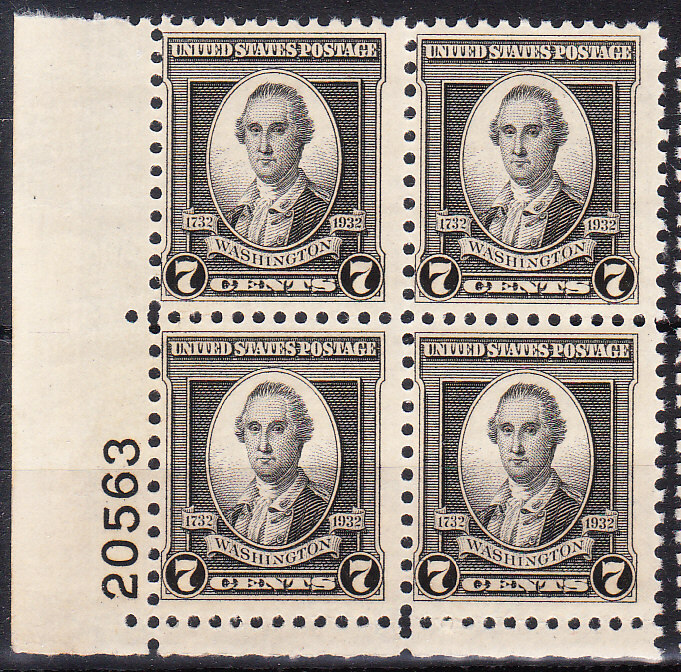 MOstamps - US Scott #712 Mint OG NH Plate Block - Lot # DS-6276 ...