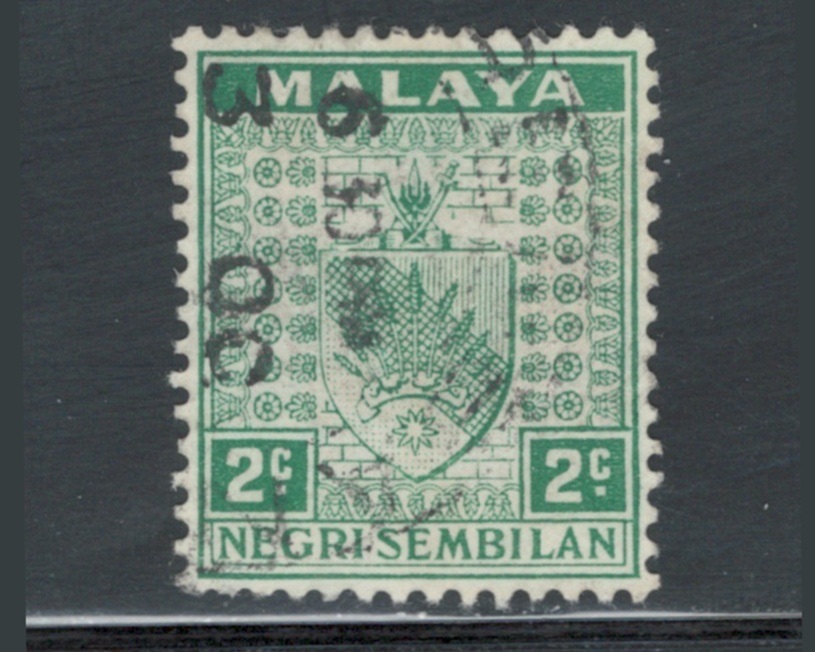 Malaya States - Negri Sembilan 1935 Arms of Negri Sembilan 2c Scott ...