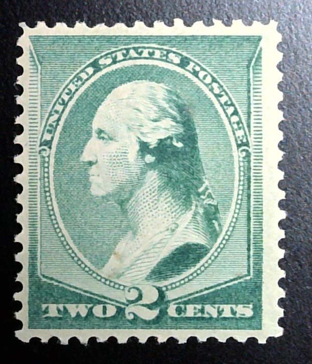 Scott #213 - VF - 2c Green - Washington - OG - 1887 | United States ...