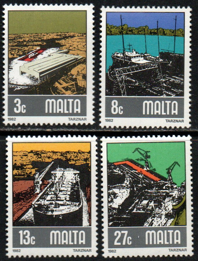 Malta Sc #608-611 MNH | Europe - Malta, General Issue Stamp / HipStamp