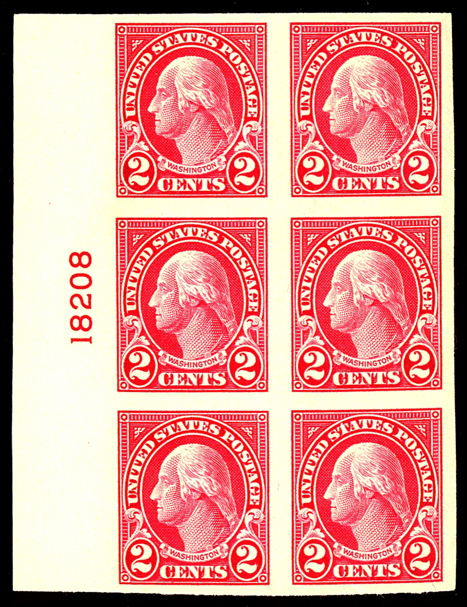 U.S. #577 Mint PL# Block of 6 OG NH | United States, General Issue ...