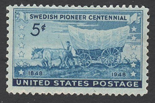 1948 USA Postage Stamps - 1 Stamp - Swedish Pioneer Centenial | United ...