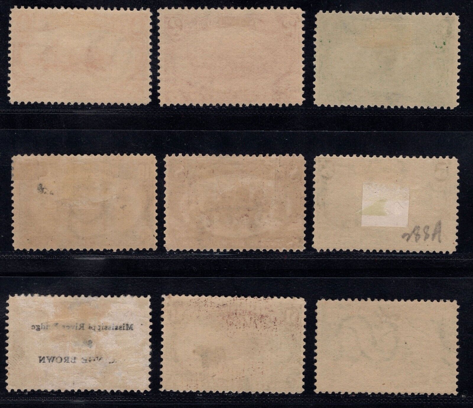 US Stamps #285-293 Trans-Miss Complete SET Mint OG H LOT #85243 ...