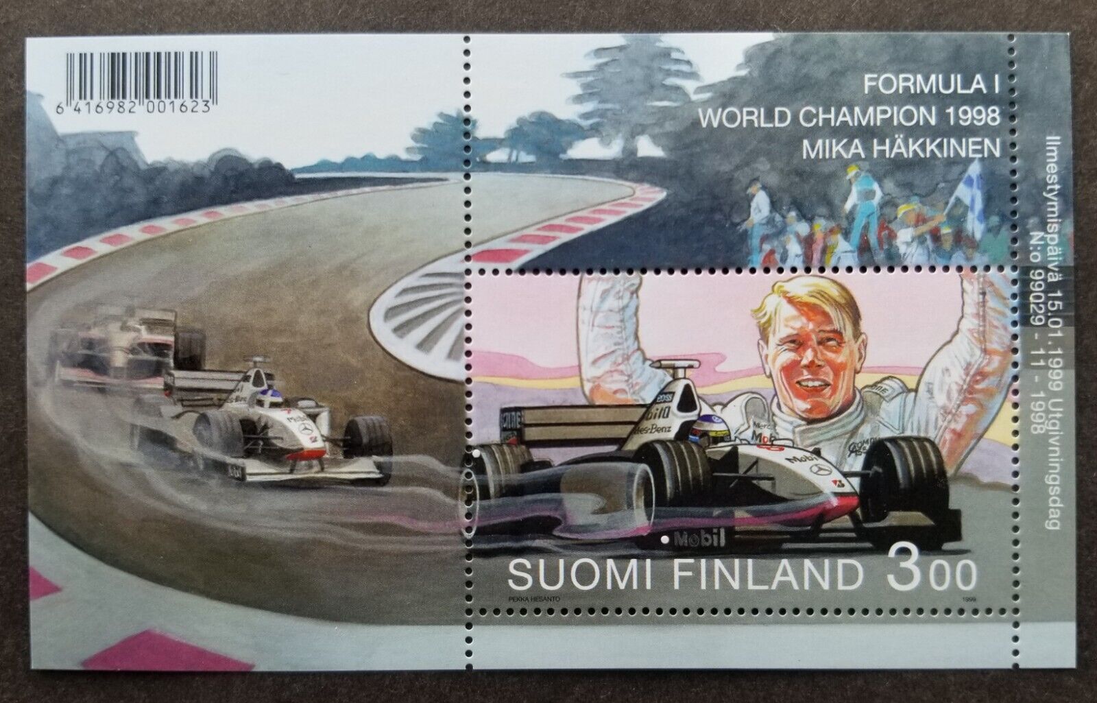 Finland Formula 1 Grand Prix Victory Hakkinen 1999 Car Racing Sport F1 ...