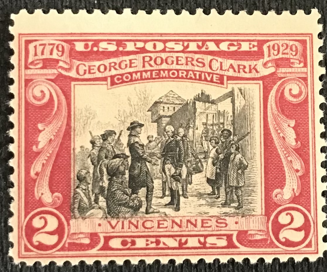 US #651 *MH* Single George Rogers Clark SCV $.70 L23 | United States ...