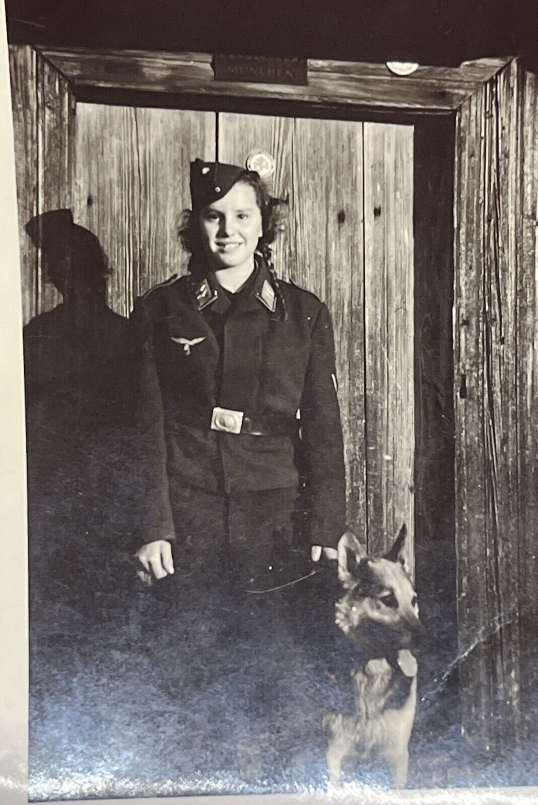 WW2 WWII Original German Military wartime photo Female Soldier W German ...