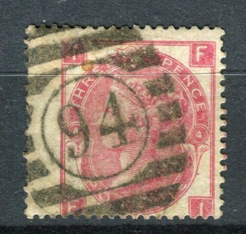 BRITAIN; 1865 classic QV issue used 3d. value wing margin | Great ...