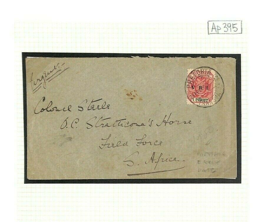 Boer War Cover 1900*** CANADA *Strathcona's Horse* Sam Steele NWMP ...