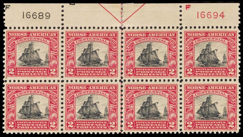 U.S. Plate Blocks 620 Mint (ID # 112420) | United States, General Issue ...