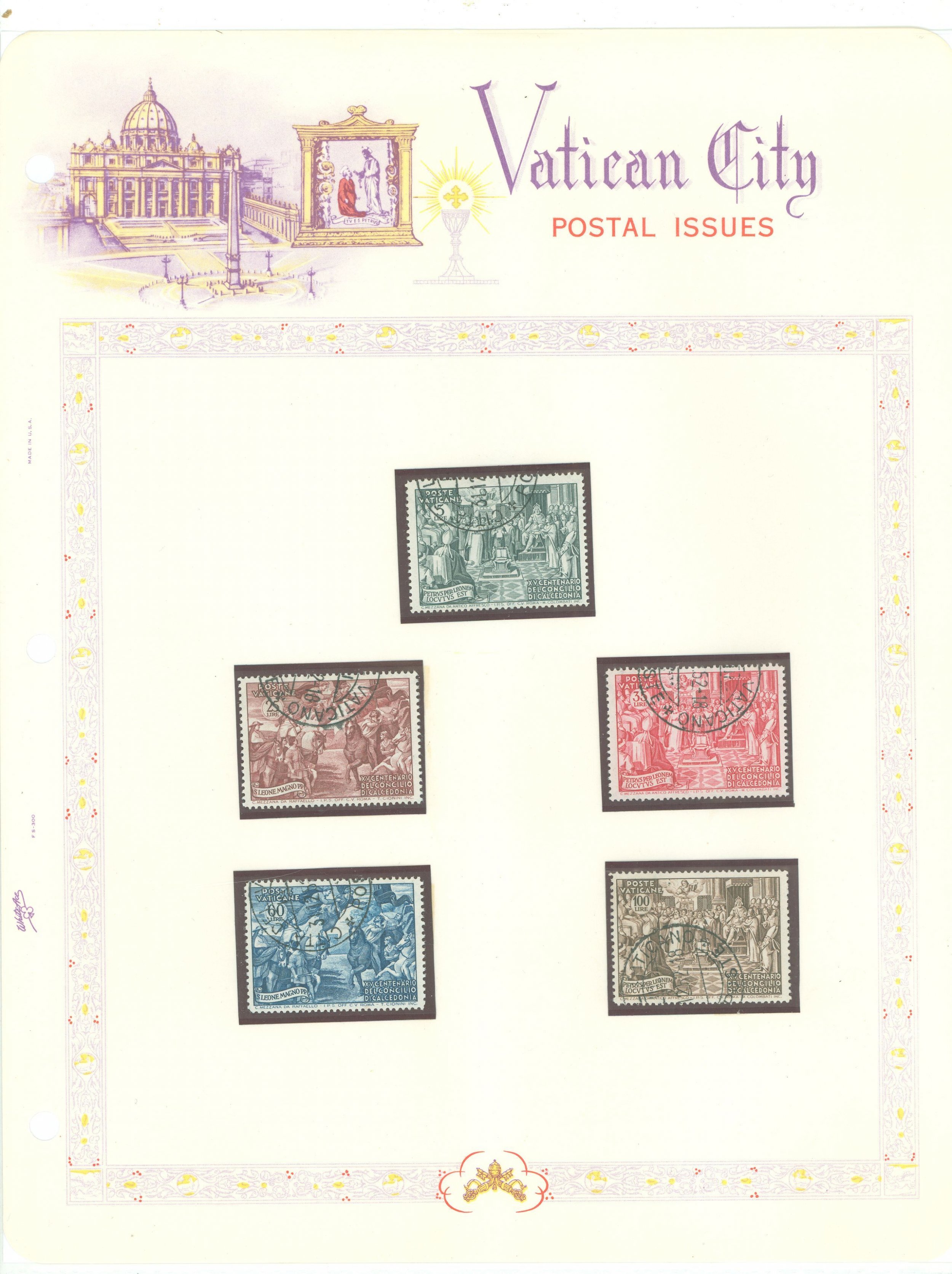 Vatican City #149-154 Used Single (Complete Set) | Europe - Vatican ...