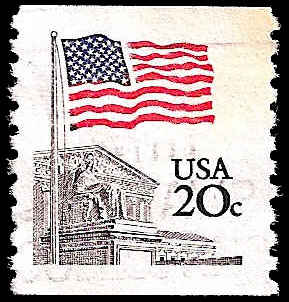 # 1895 Used Wide Block Tagging Flag Over Capitol | United States ...