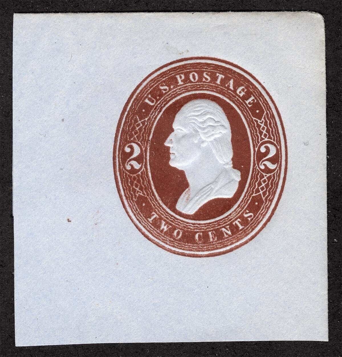 US Sc U262 Brown on Blue 2¢ Full Corner 47x50 mm Light HR | United ...