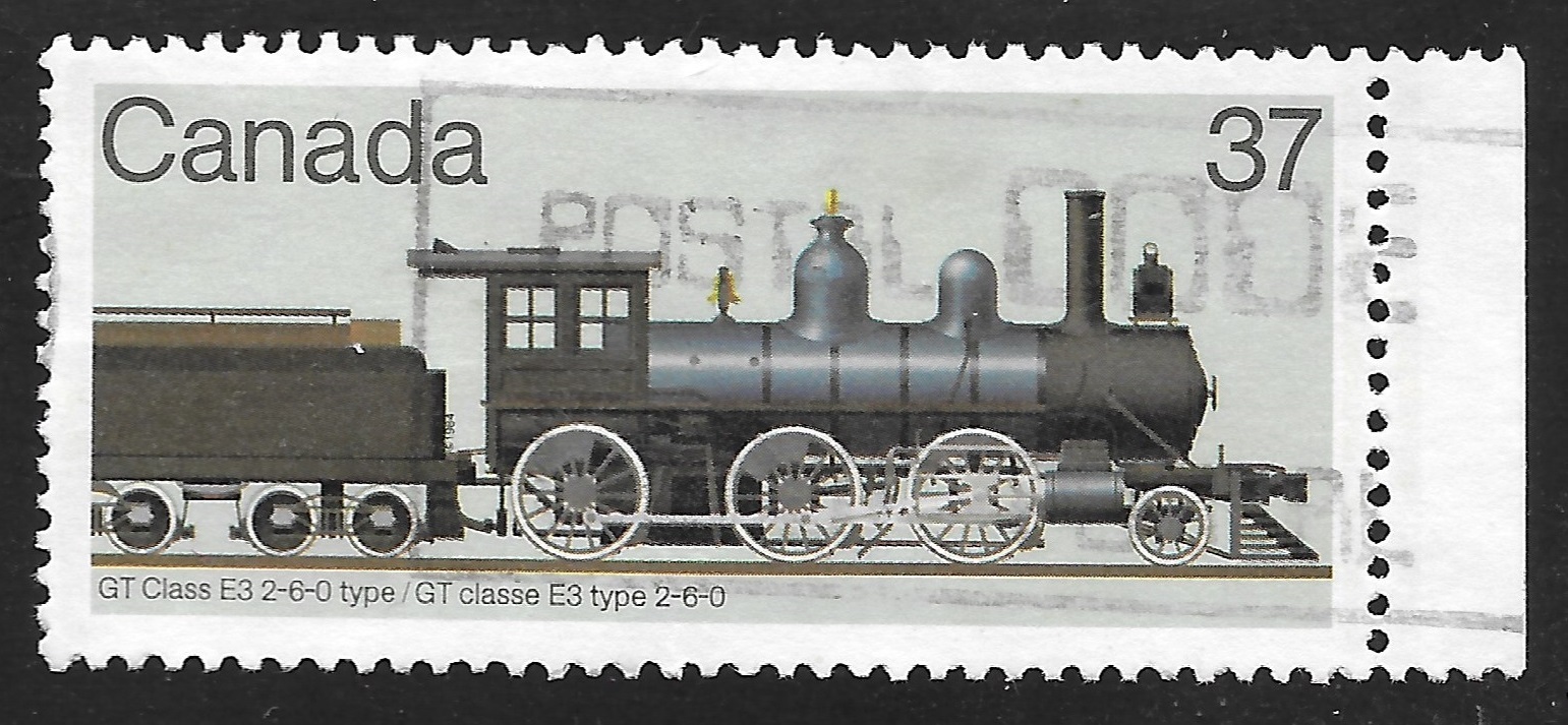 Canada #1038 37c Steam Locomotive - Grand Trunk Class E3 | Canada ...